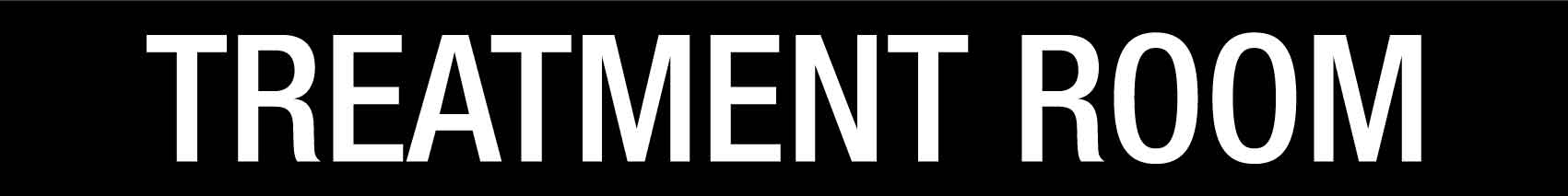 Treatment Room - Statutory Sign – New Signs