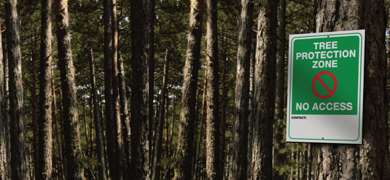 Tree Protection Zone Signs – New Signs