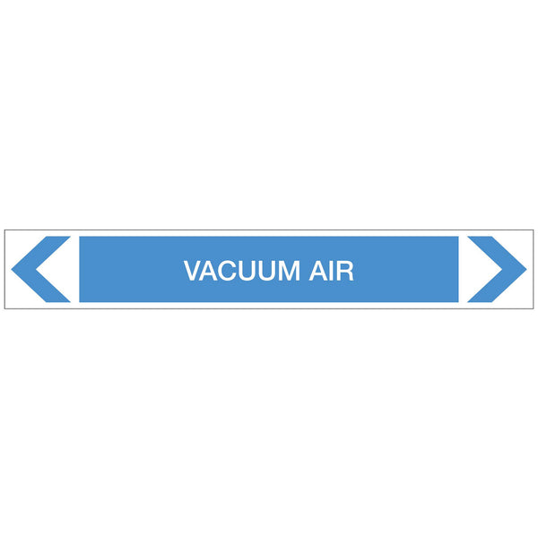 Air - Vacuum Air - Pipe Marker Sticker – New Signs
