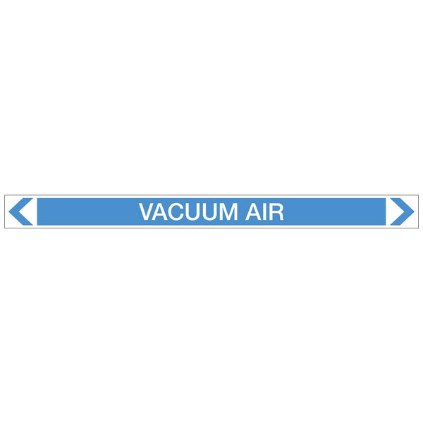 Air - Vacuum Air - Pipe Marker Sticker – New Signs