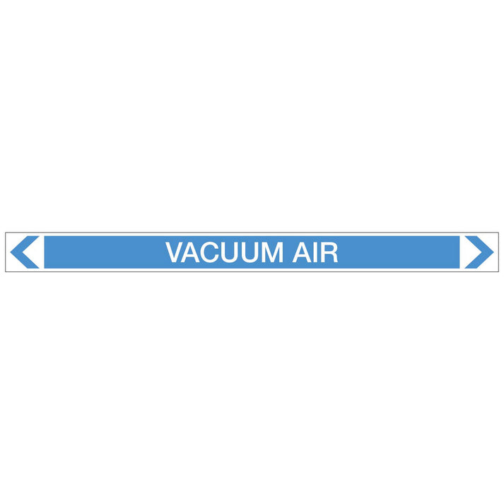 Air - Vacuum Air - Pipe Marker Sticker – New Signs