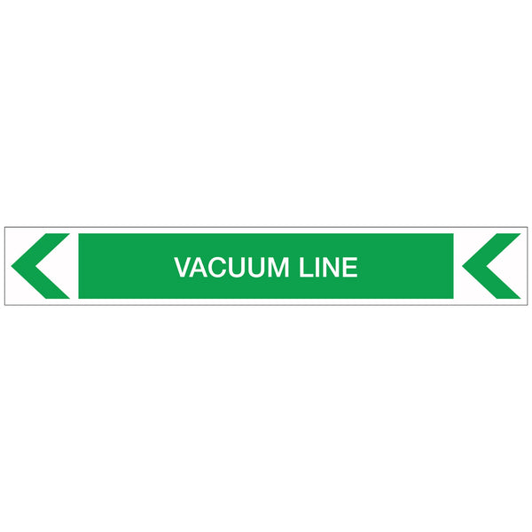 Pool/Spa - Vacuum Line (Left) - Pipe Marker Sticker – New Signs