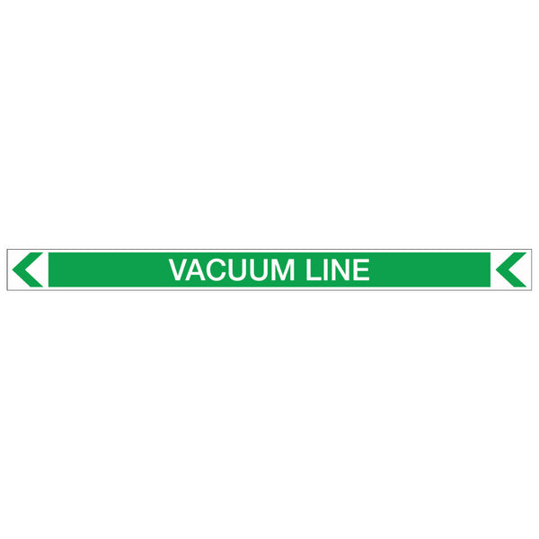 Pool/Spa - Vacuum Line (Left) - Pipe Marker Sticker – New Signs