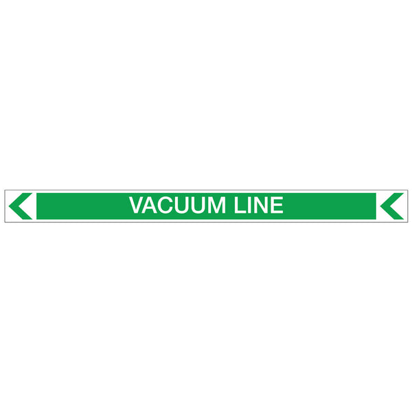 Pool/Spa - Vacuum Line (Left) - Pipe Marker Sticker – New Signs