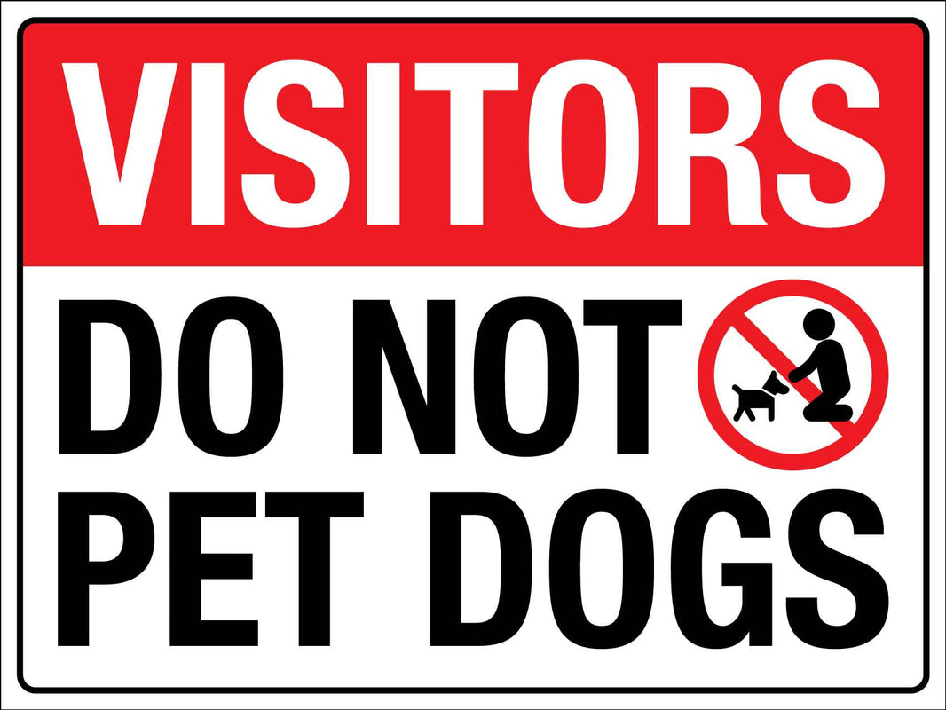 Working Dog Signs – New Signs