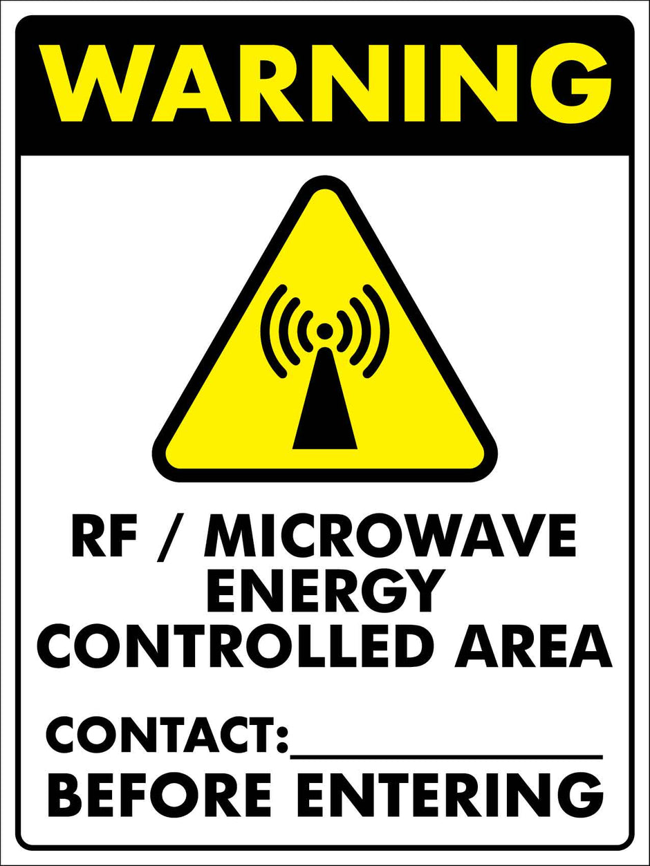 Microwave Oven Safety Signage – New Signs