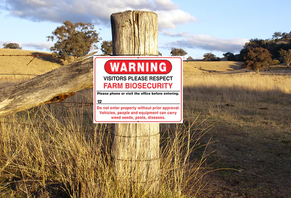 Farm Biosecurity Signs – New Signs