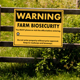 Farm Signage | Farm Biosecurity Sign – New Signs