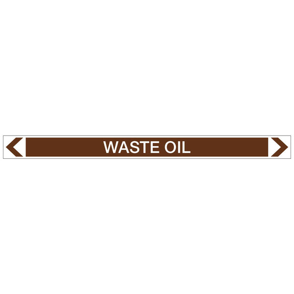 Oils - Waste Oil - Pipe Marker Sticker – New Signs
