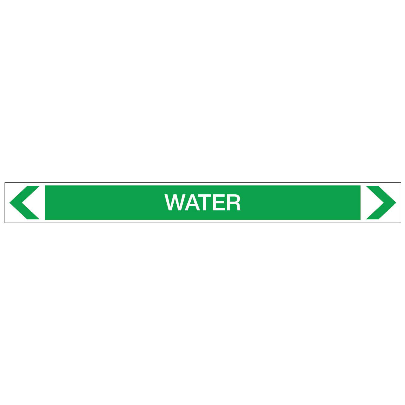 Water - Water - Pipe Marker Sticker – New Signs