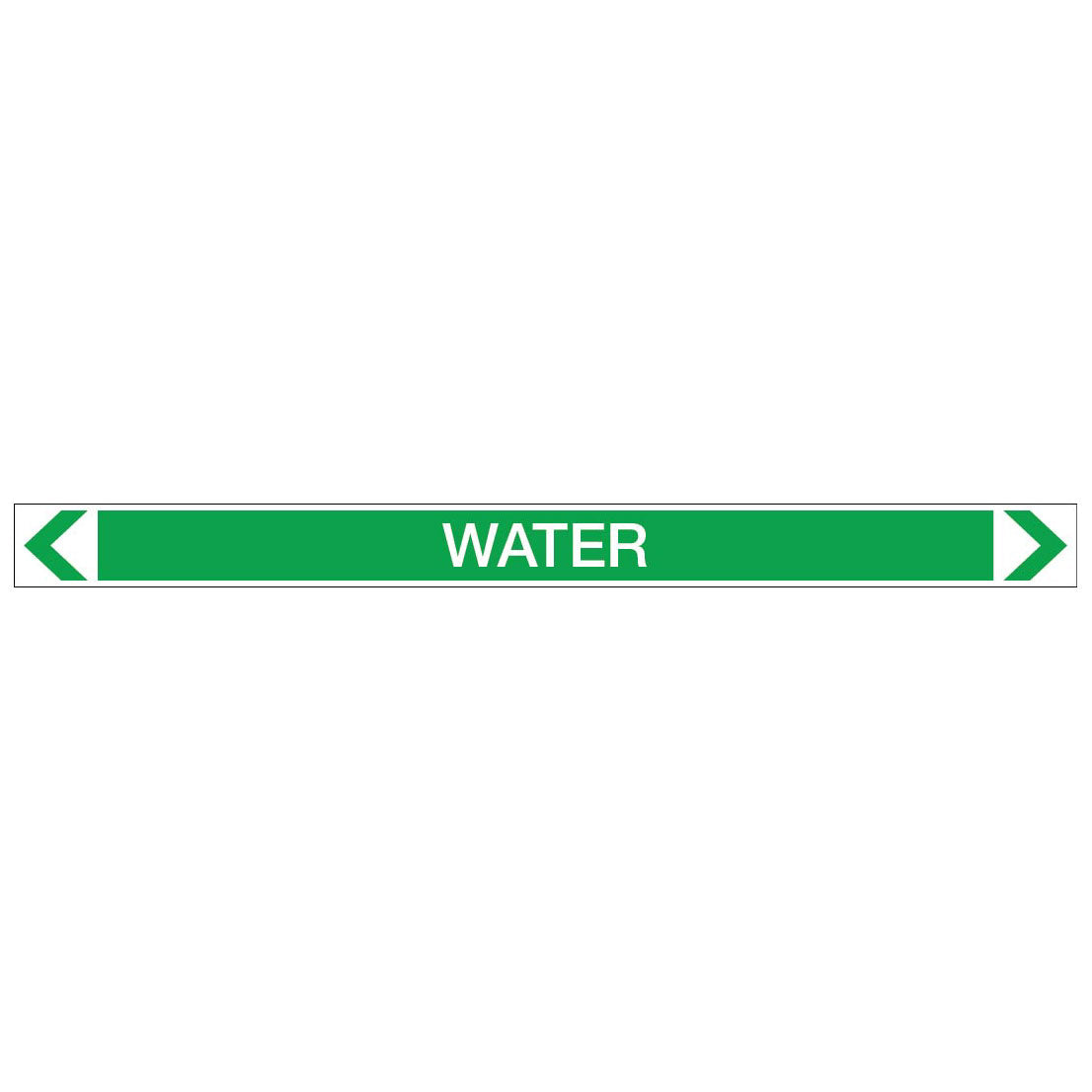Water - Water - Pipe Marker Sticker – New Signs