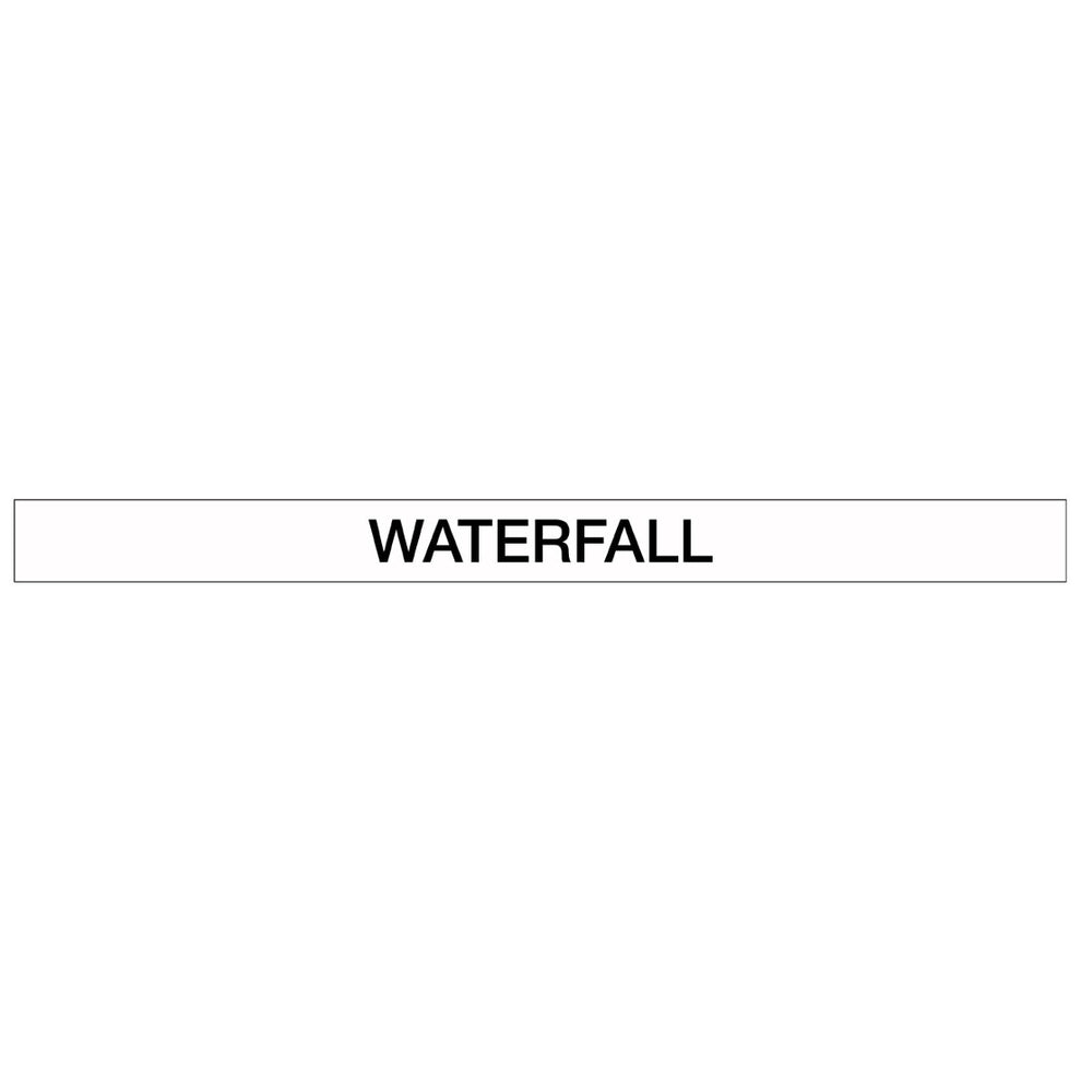Pool/Spa - Waterfall - Pipe Marker Sticker – New Signs