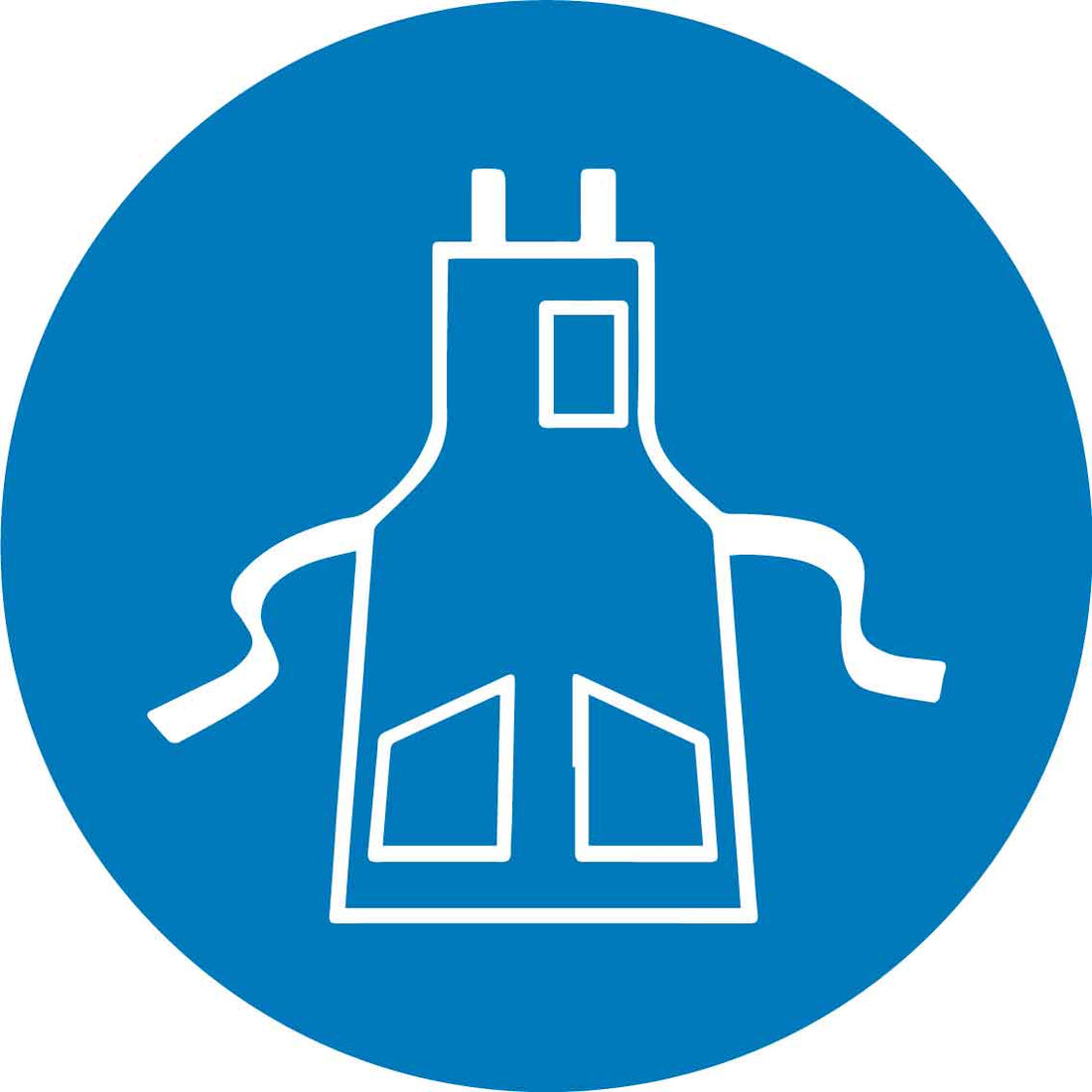 Wear Safety Apron Decal – New Signs