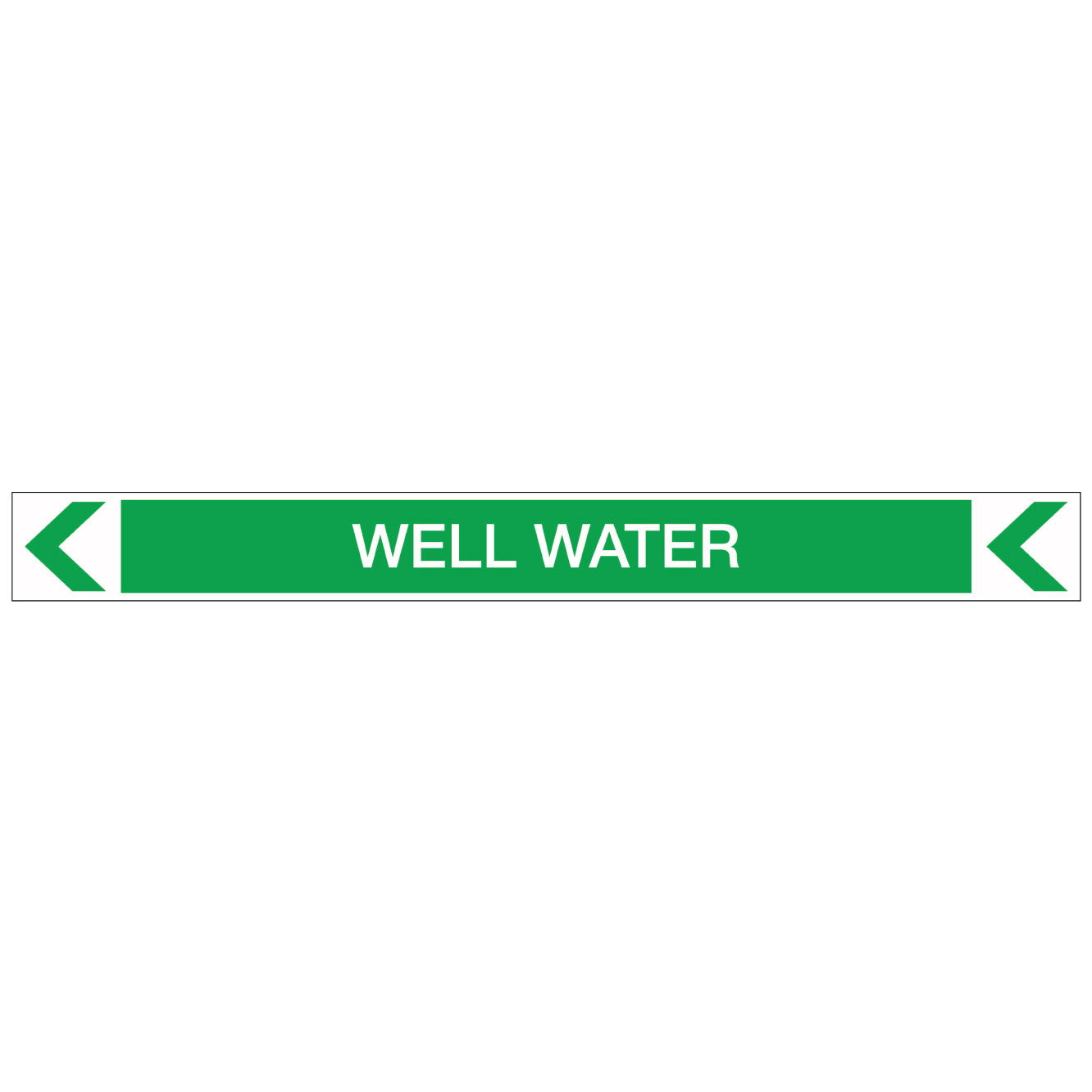 Pool/Spa - Well Water (Left) - Pipe Marker Sticker – New Signs