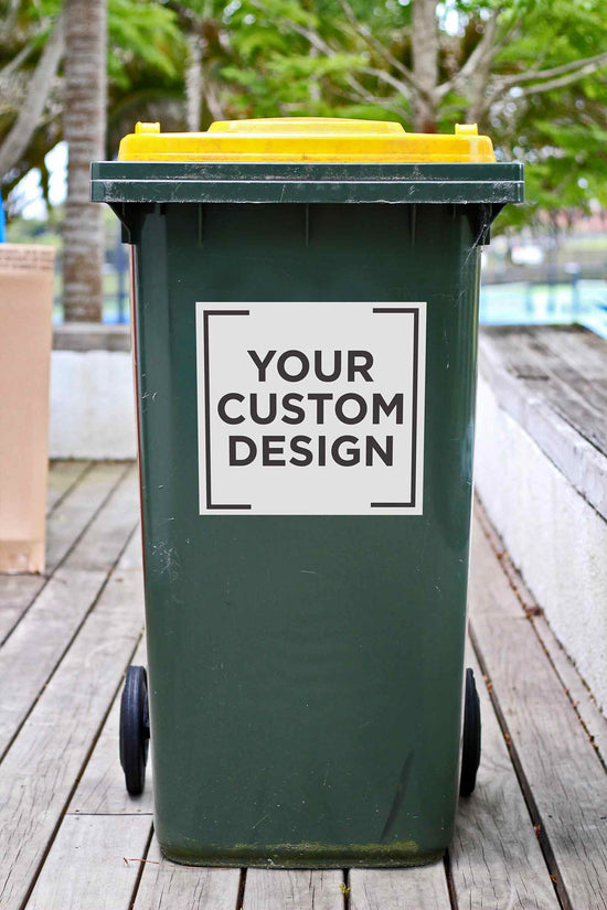 Custom Design Wheelie Bin Stickers – New Signs