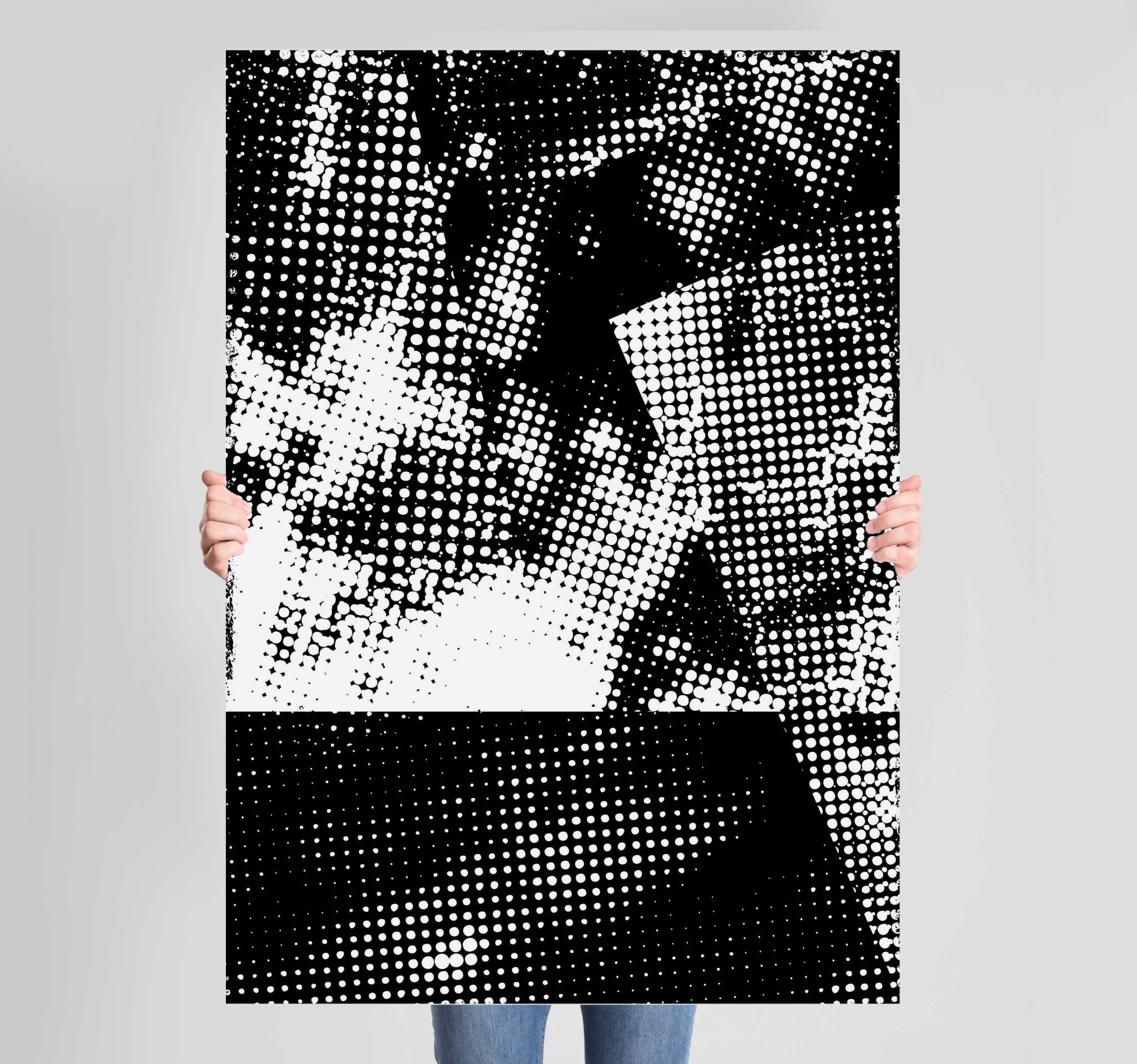Black Abstract 3 Poster Wall Art Prints – New Signs