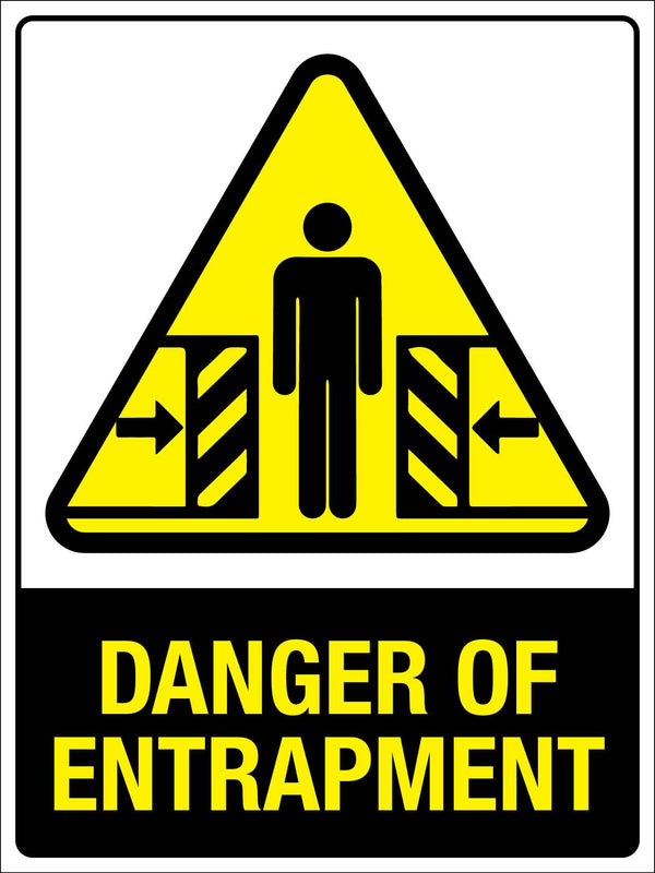 Danger Of Entrapment Sign – New Signs