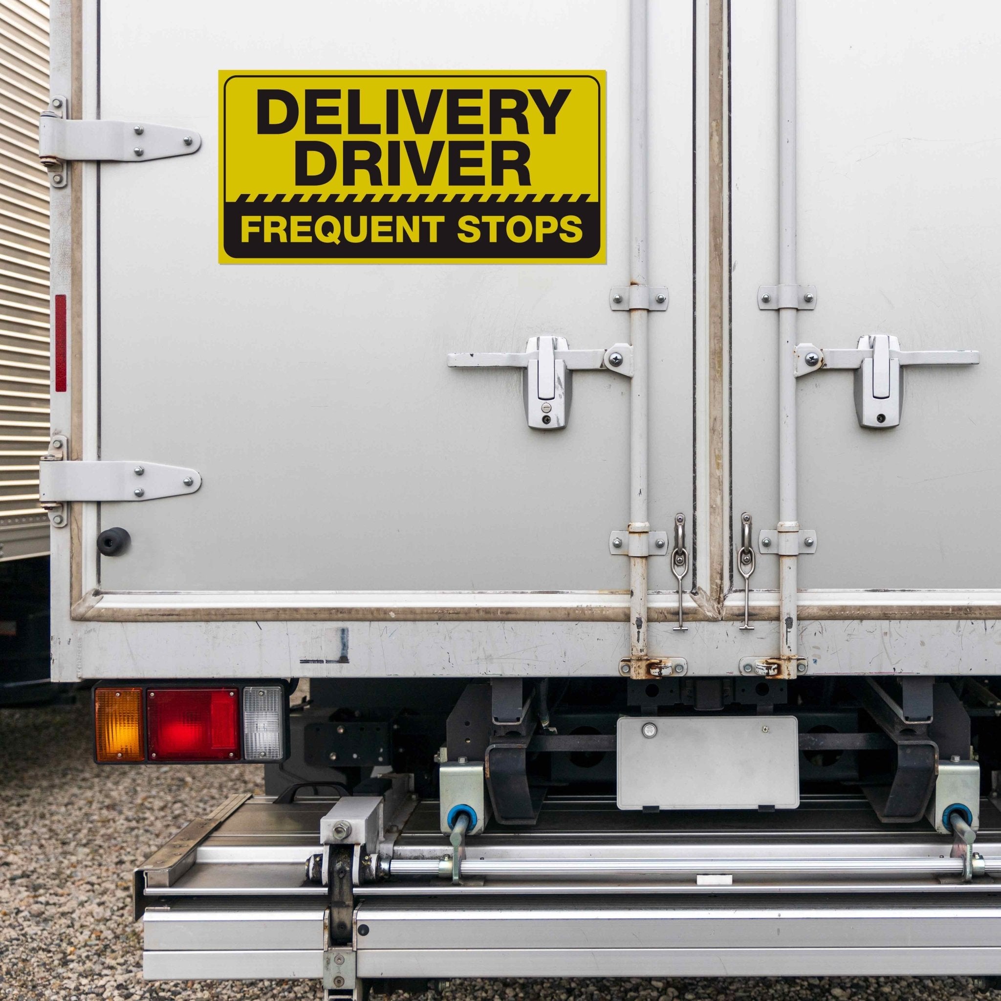 Delivery Driver Frequent Stops Magnetic Vehicle Sign – New Signs