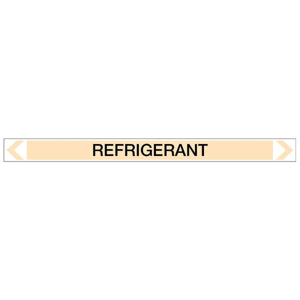 Gases - Refrigerant - Pipe Marker Sticker – New Signs
