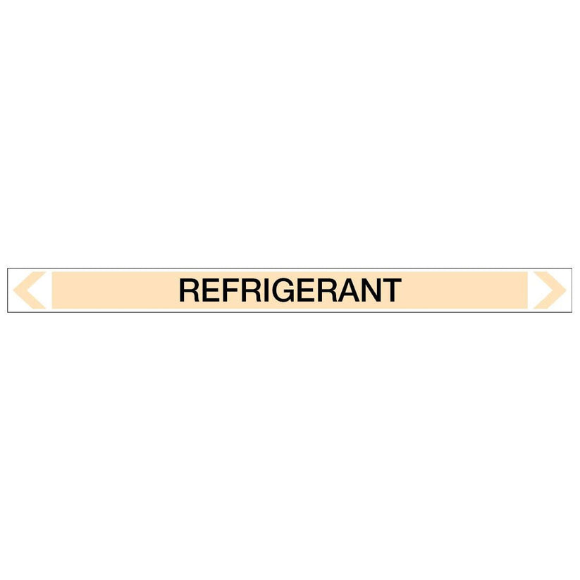 Gases - Refrigerant - Pipe Marker Sticker – New Signs