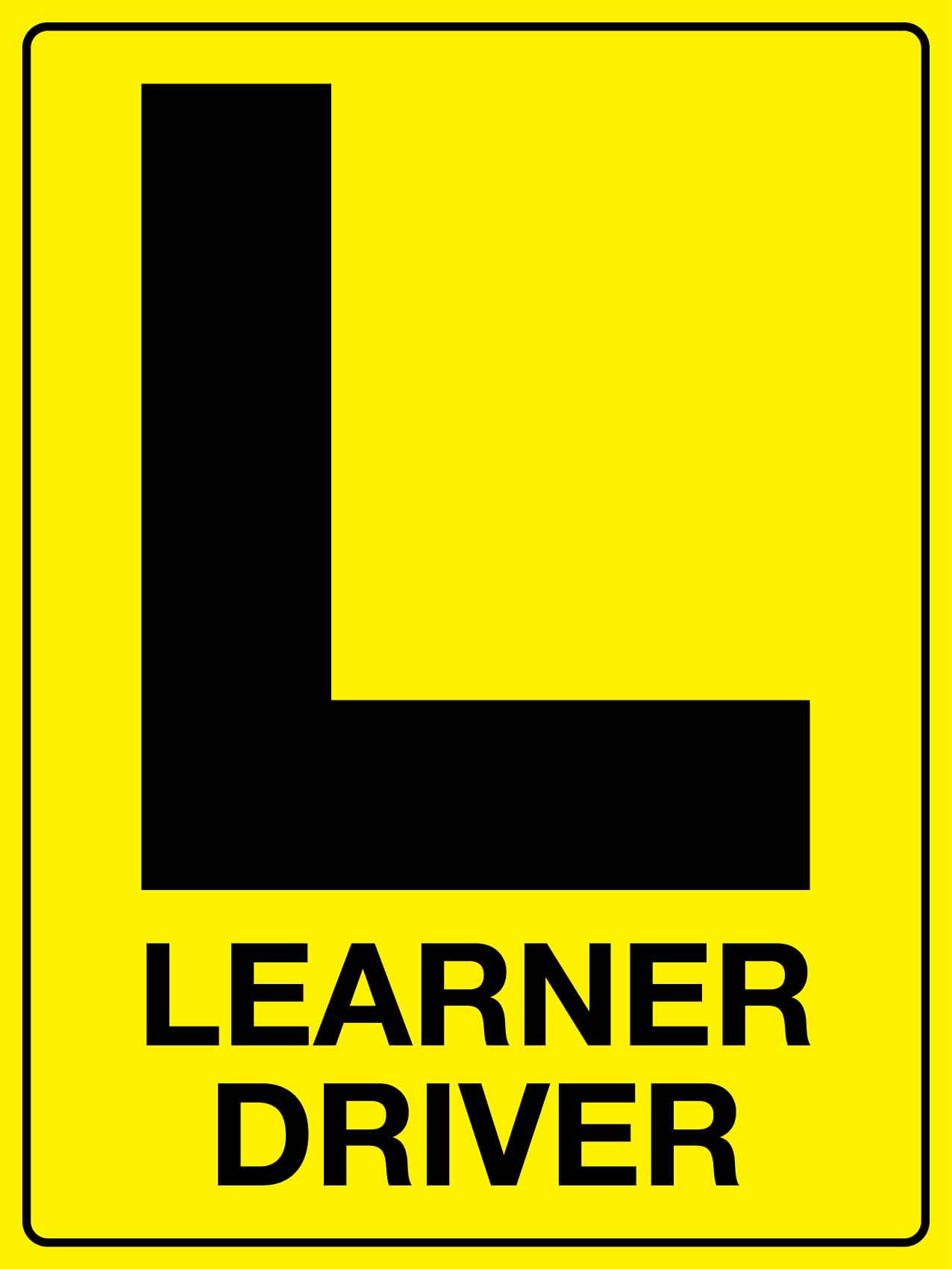 Learner Driver Sign – New Signs