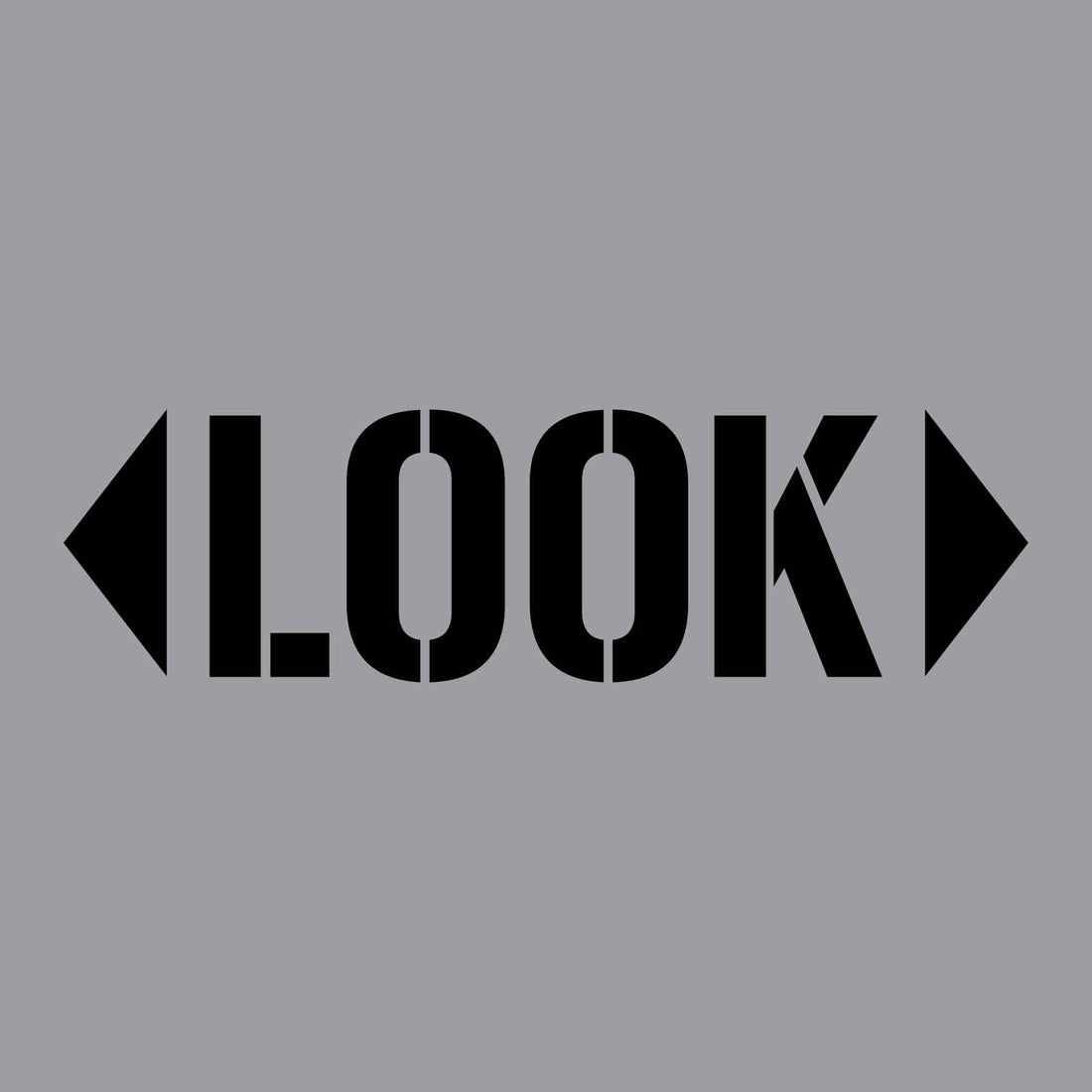 Look - Aluminium Composite Stencil – New Signs