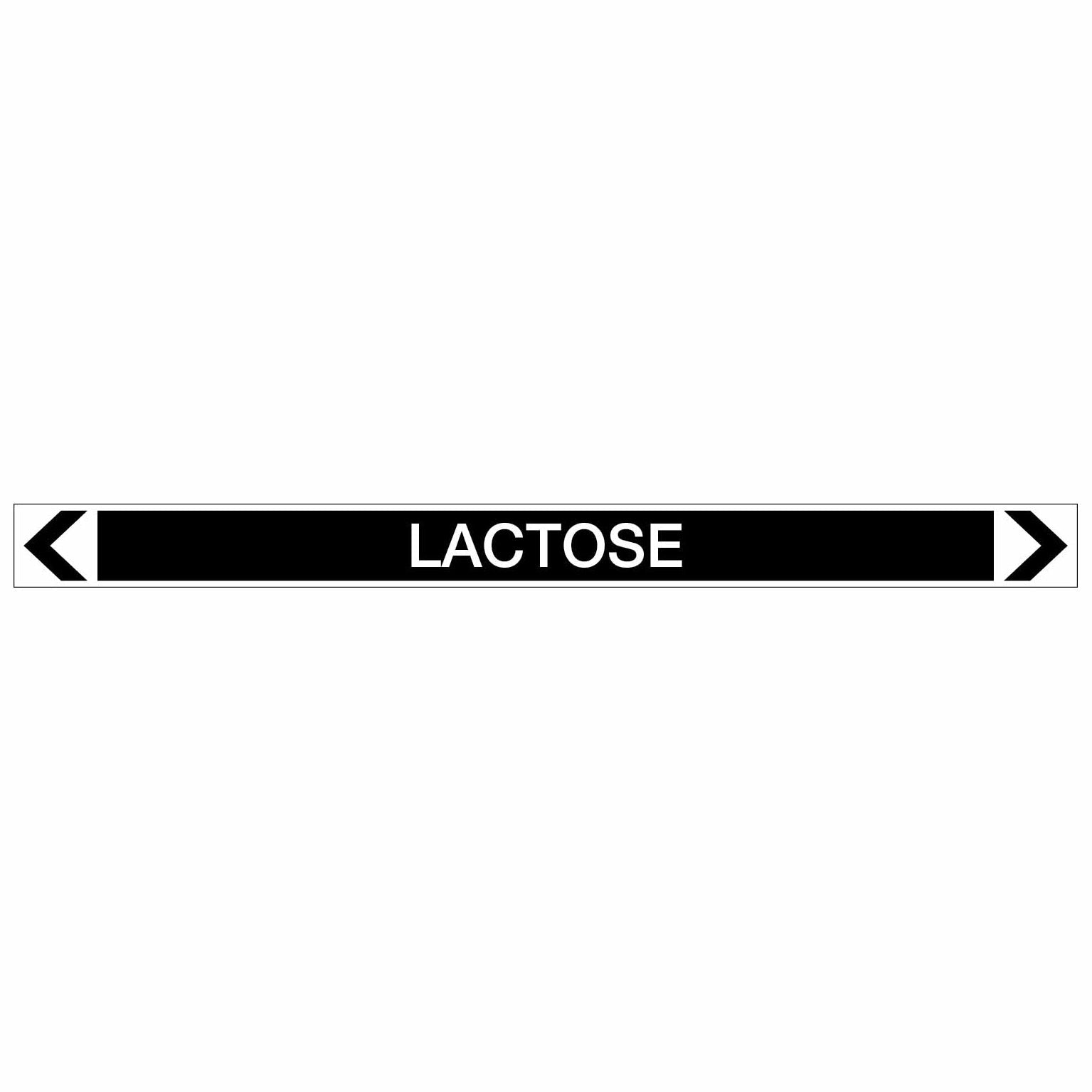 Miscellaneous - Lactose - Pipe Marker Sticker – New Signs