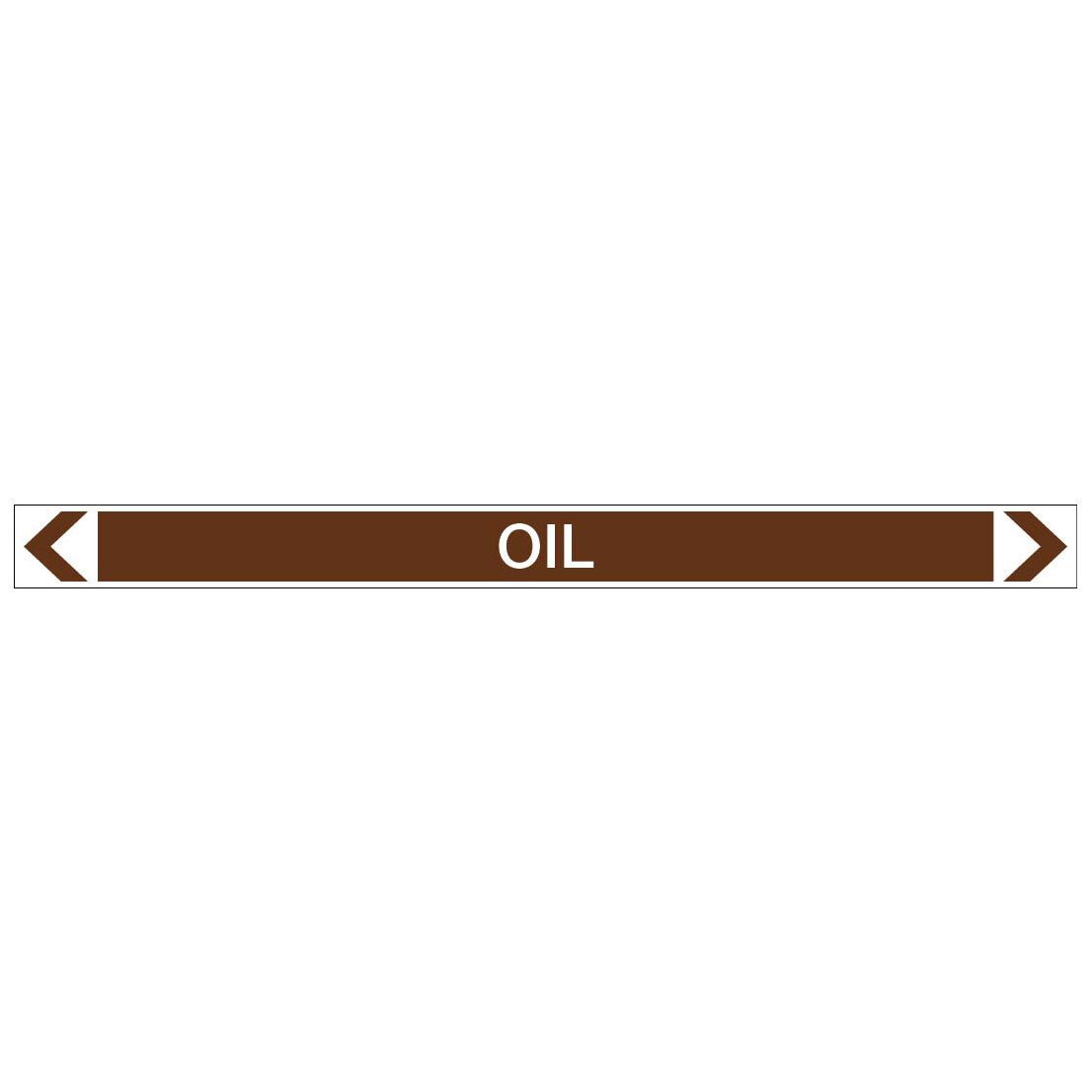 Oils - Oil - Pipe Marker Sticker – New Signs