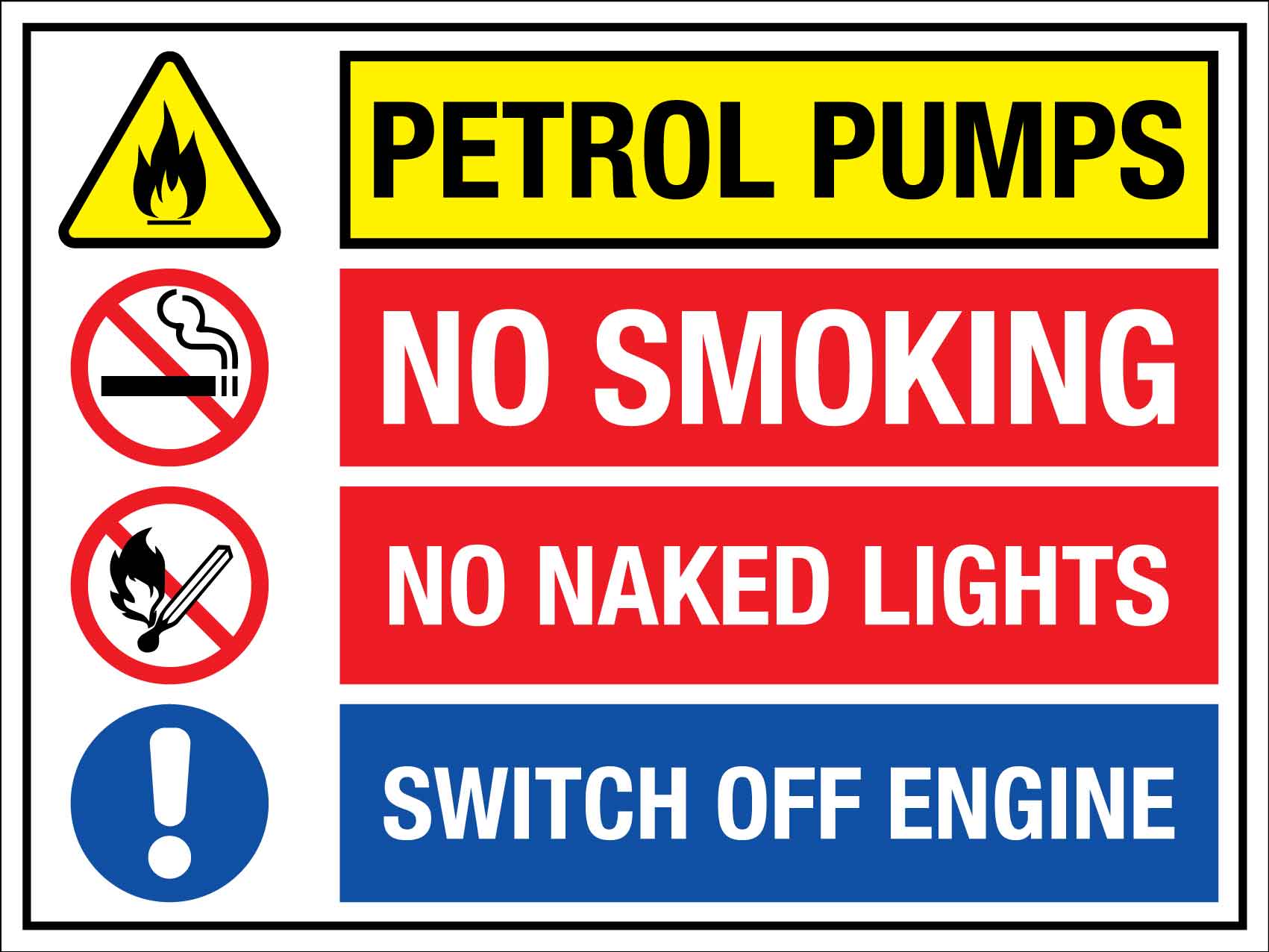 Petrol Pumps Sign – New Signs