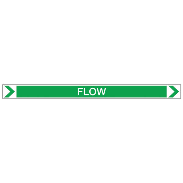 Pool/Spa - Flow (Right) - Pipe Marker Sticker – New Signs