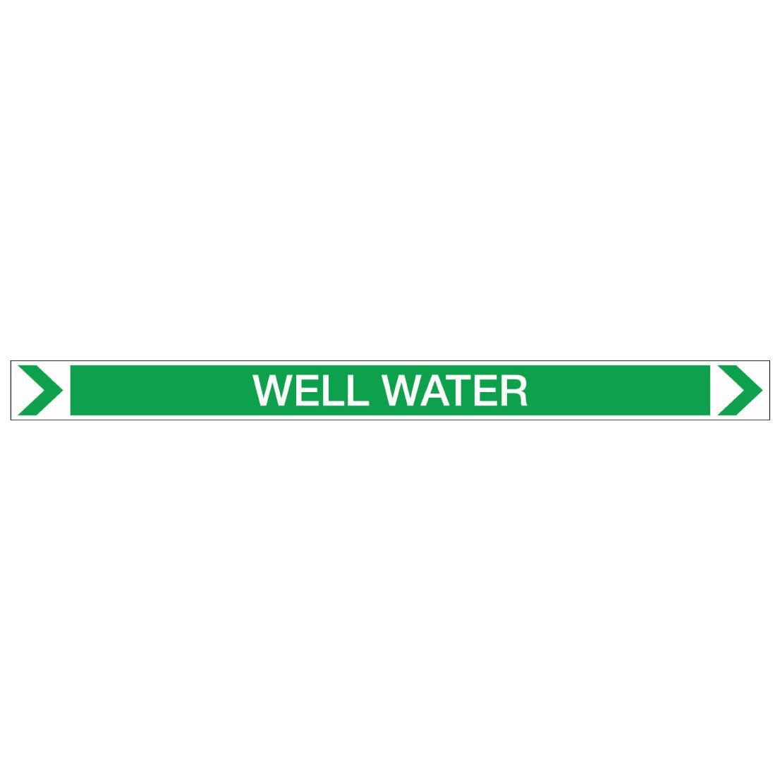 Pool/Spa - Well Water (Right) - Pipe Marker Sticker – New Signs