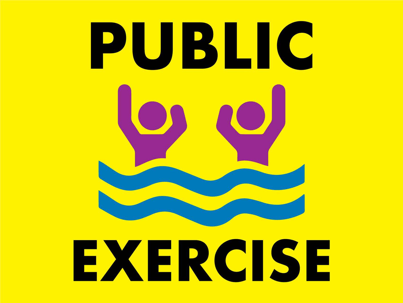Public Exercise Sign – New Signs