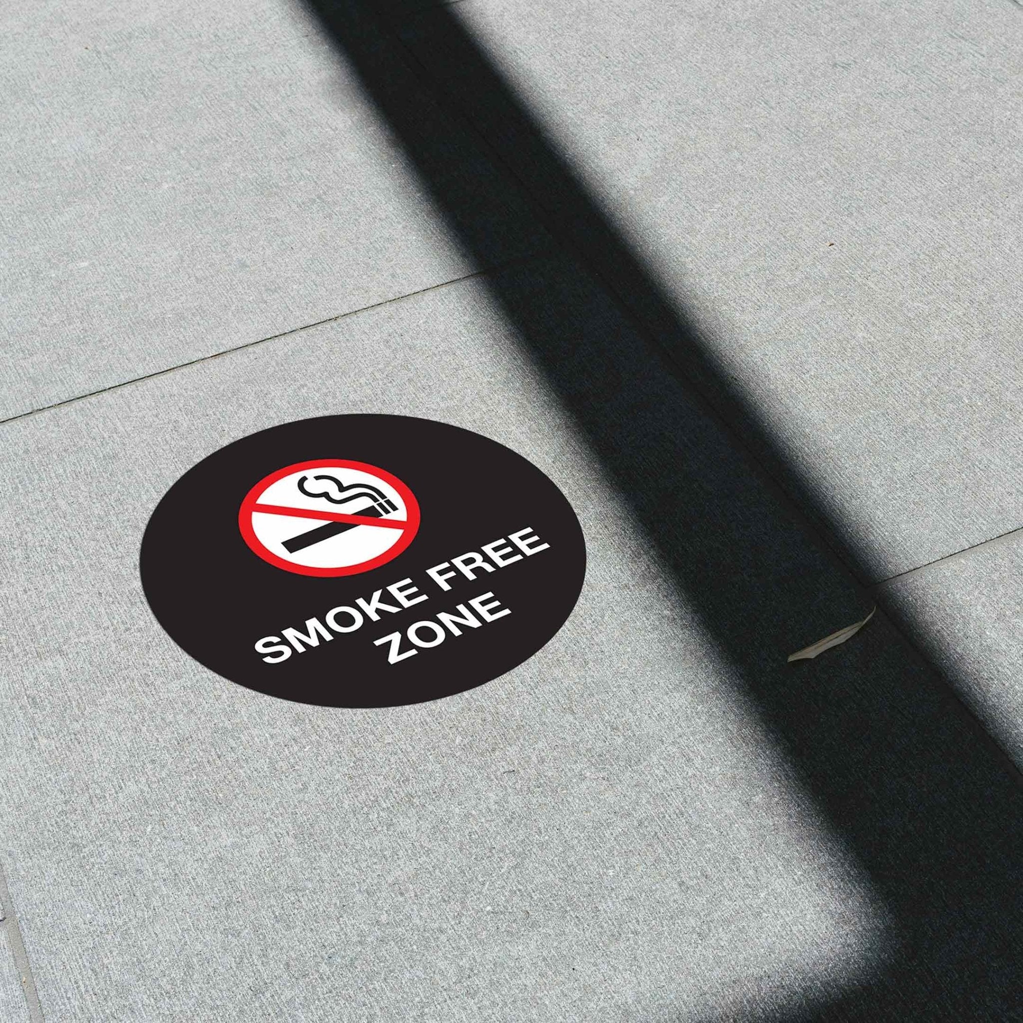 Smoke Free Zone Decal – New Signs