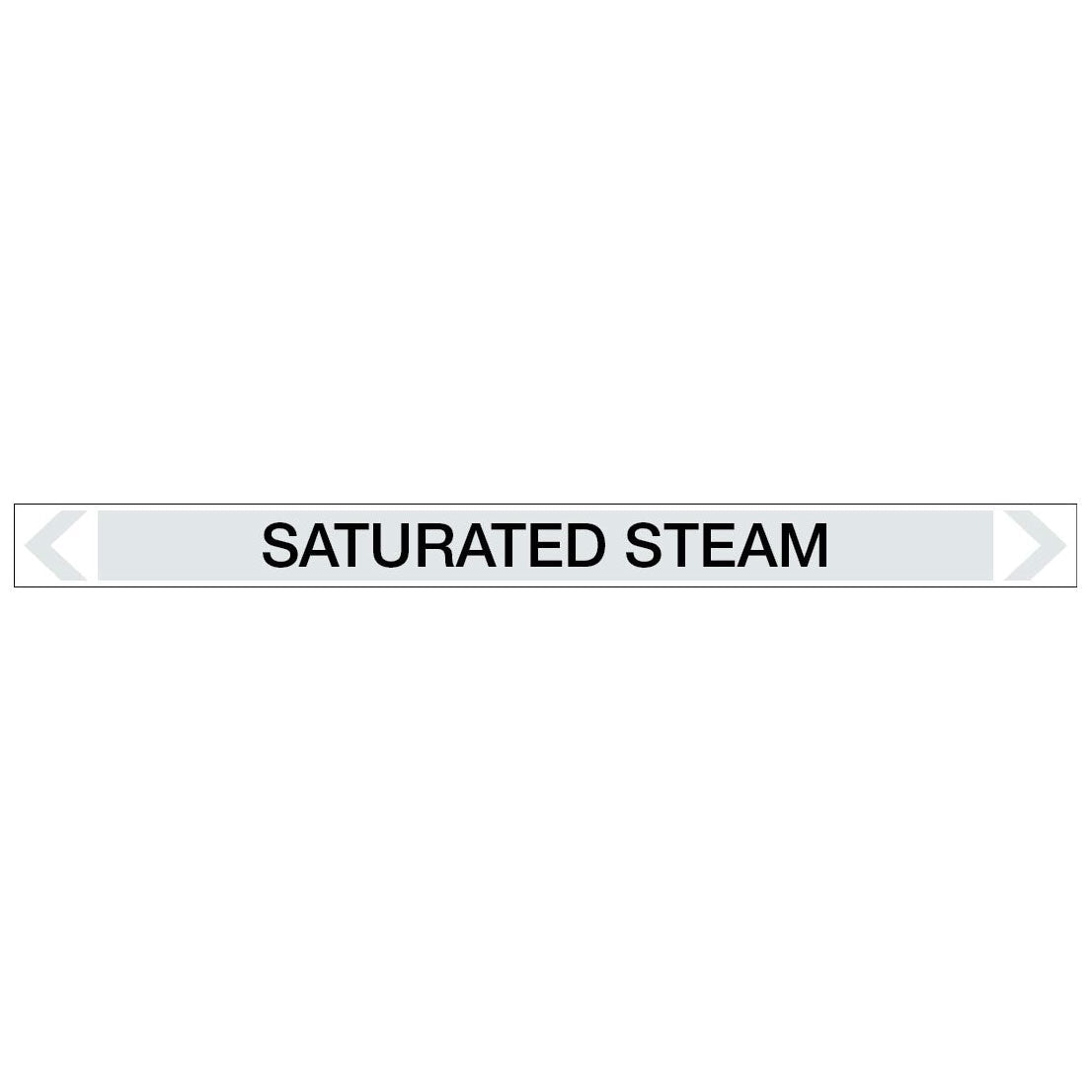 Steam - Saturated Steam - Pipe Marker Sticker – New Signs