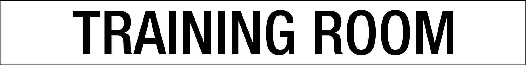 Training Room - Statutory Sign – New Signs