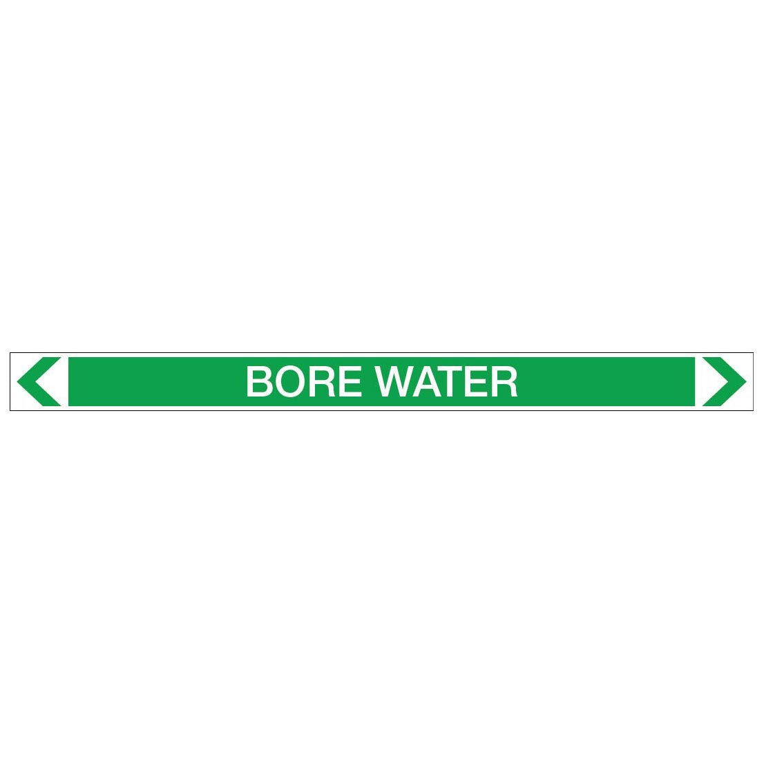 Water - Bore Water - Pipe Marker Sticker – New Signs
