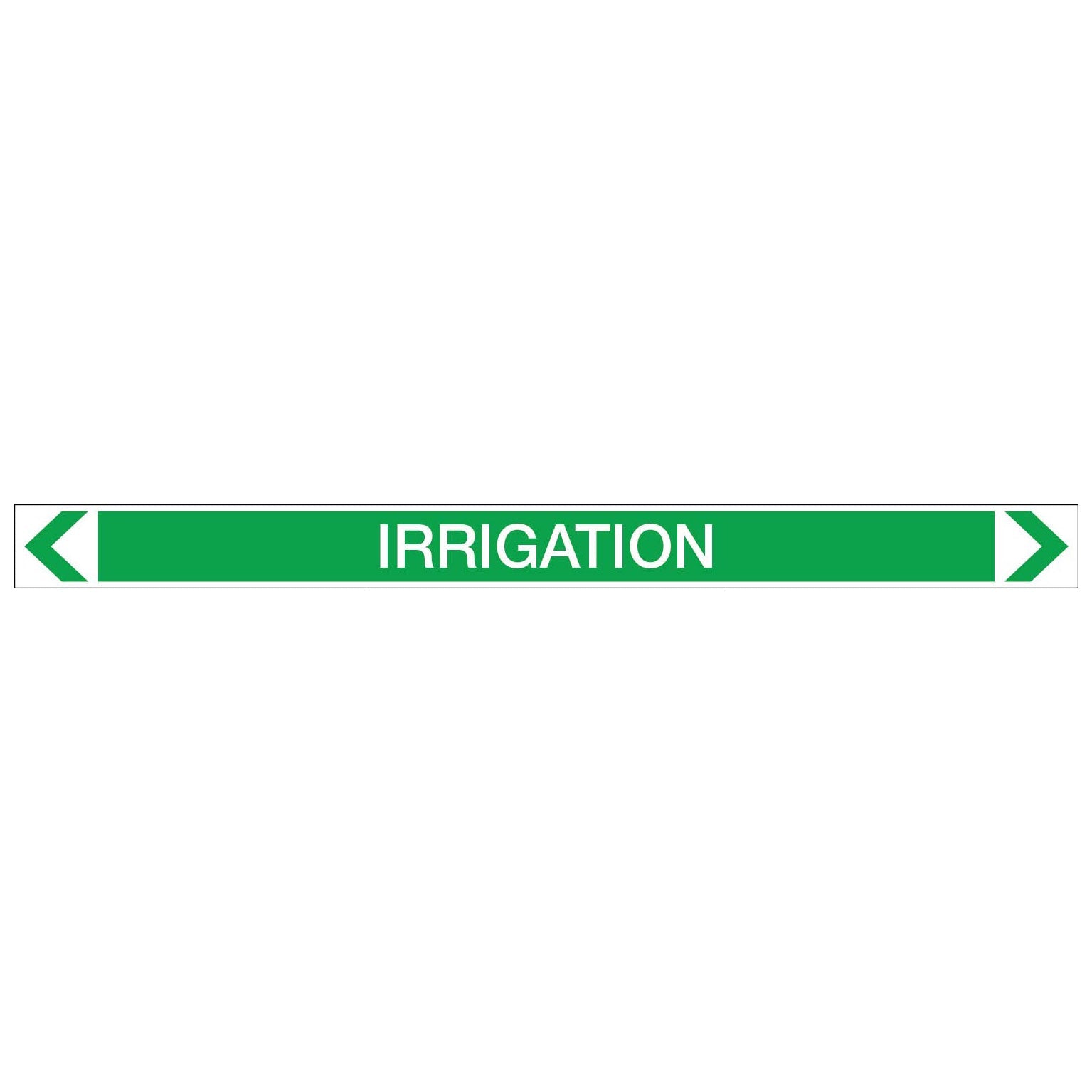 Water - Irrigation - Pipe Marker Sticker – New Signs