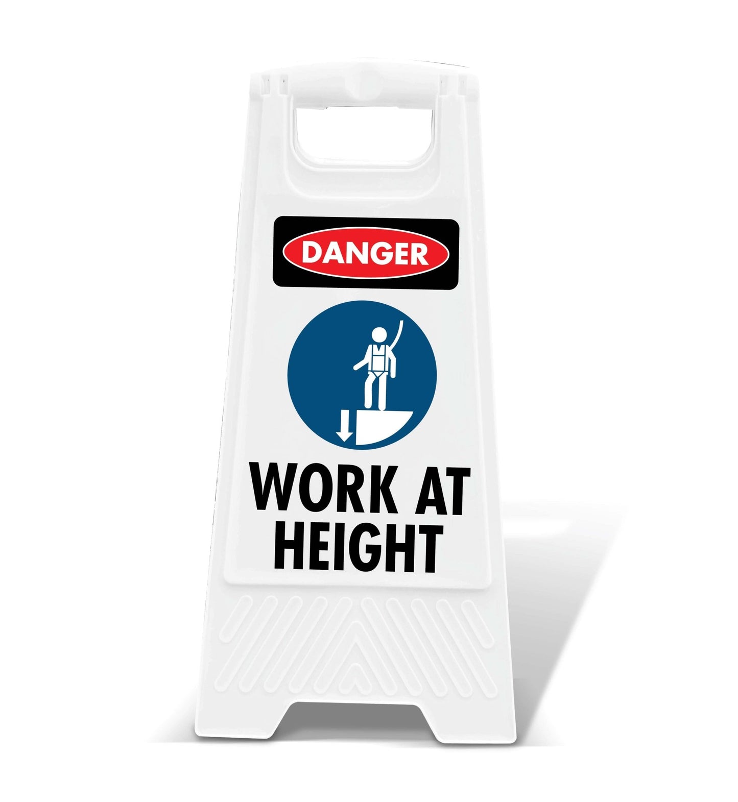 White A-Frame - Danger Work at Height – New Signs