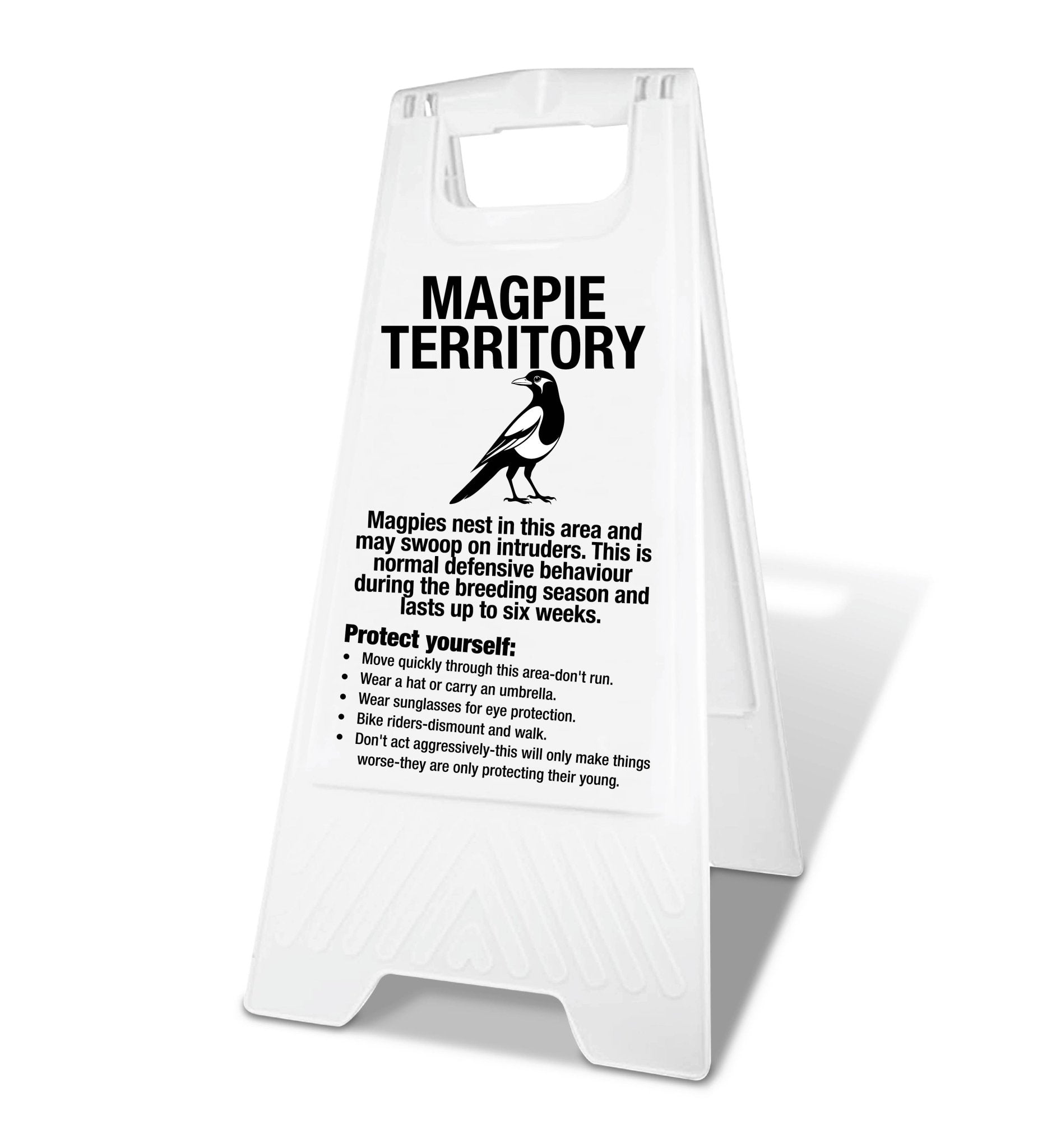 White A-Frame - Magpie Territory – New Signs