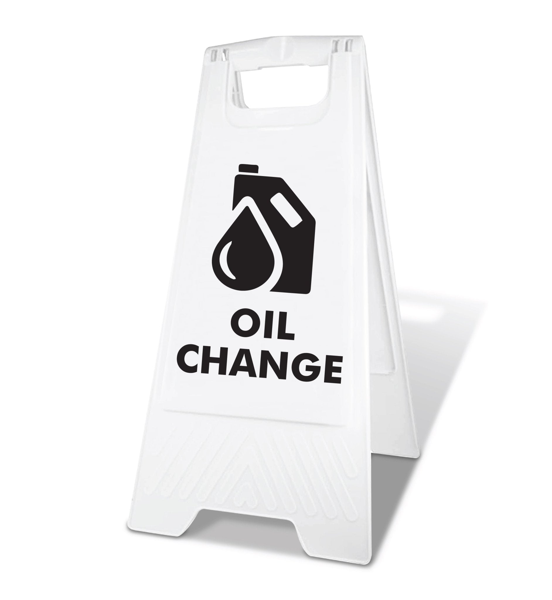 White A-Frame - Oil Change – New Signs