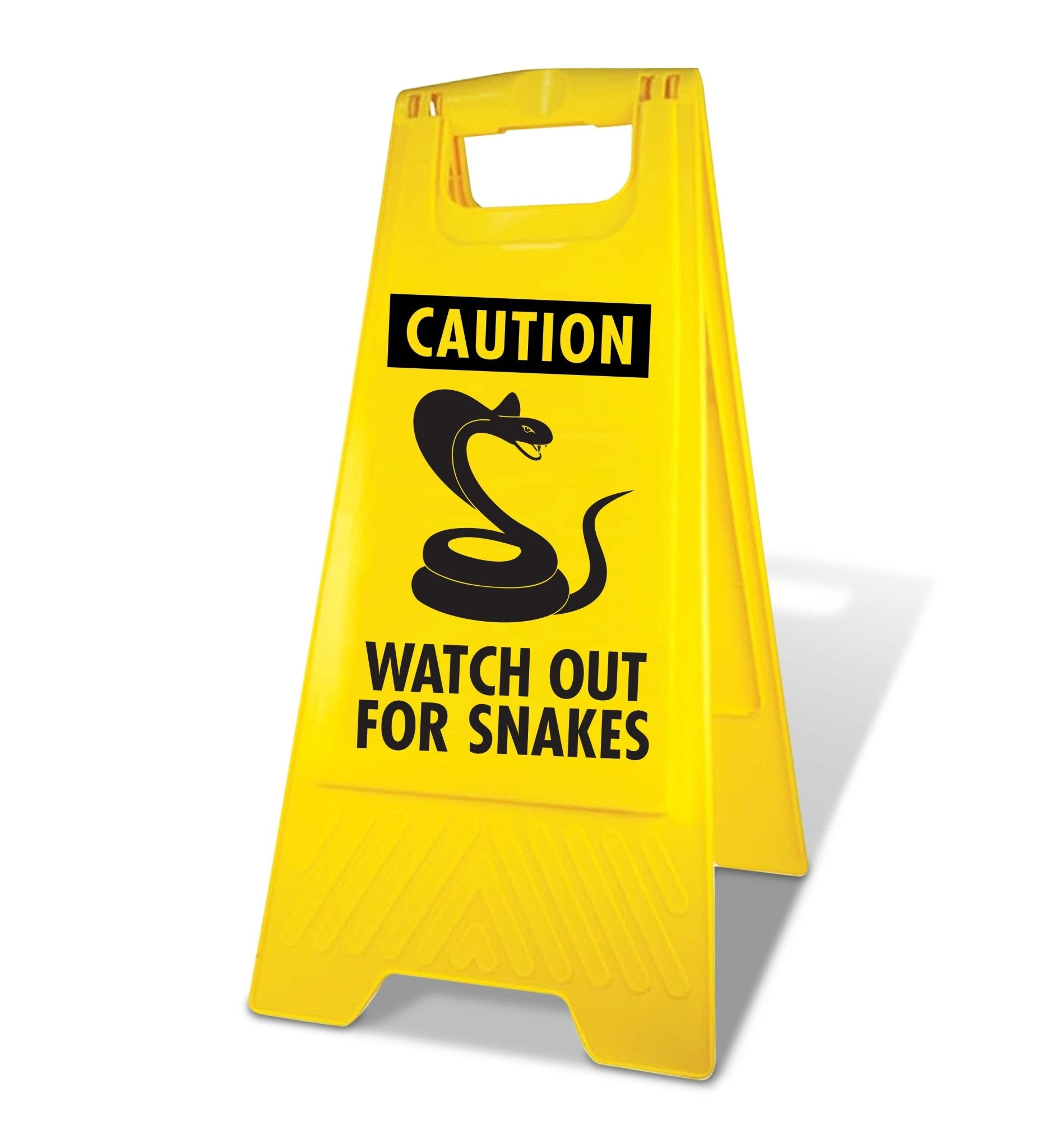 Yellow A-Frame - Caution Watch Out For Snakes – New Signs