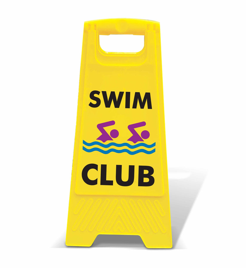 Yellow A-Frame - Swim Club – New Signs