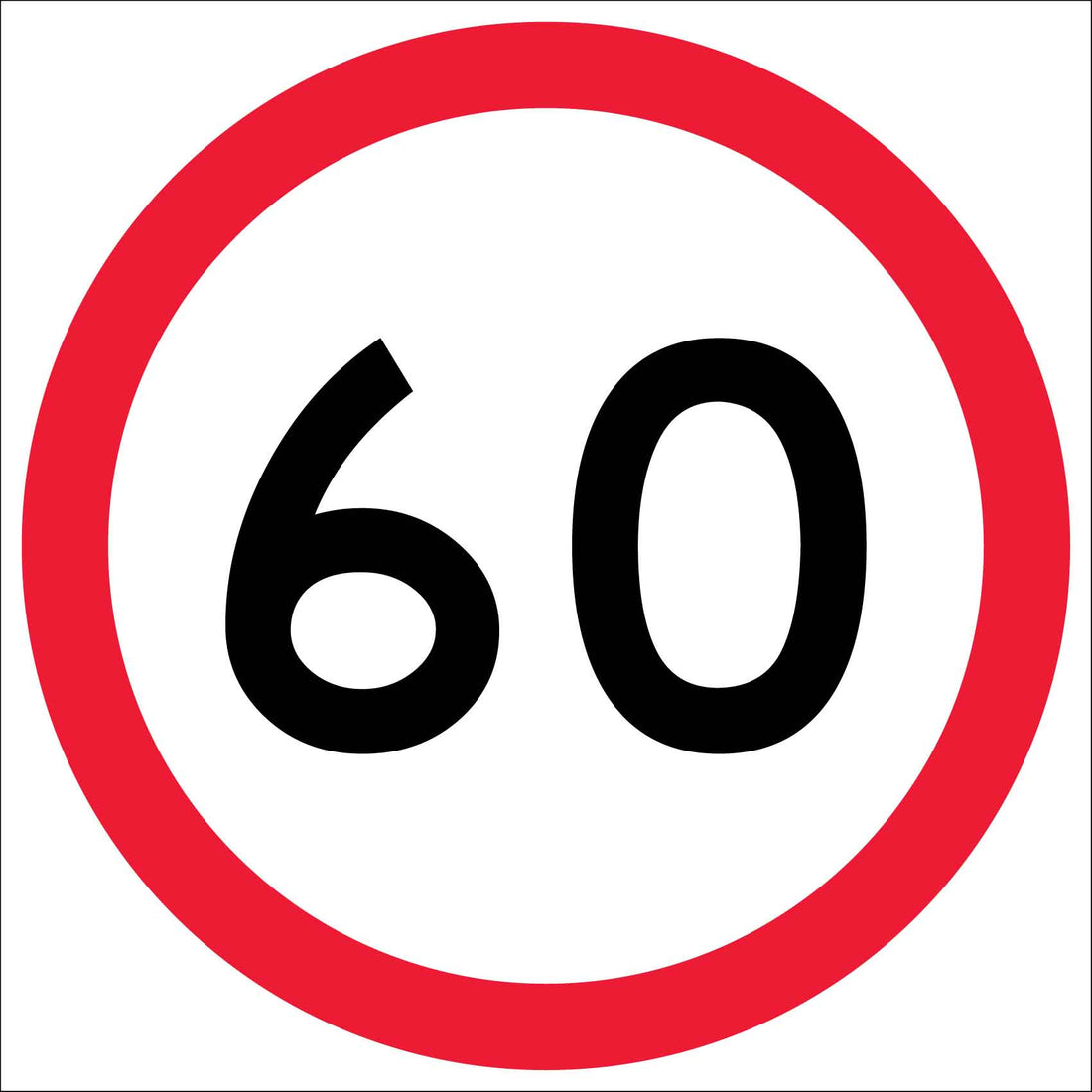 60km Multi Message Traffic Sign – New Signs