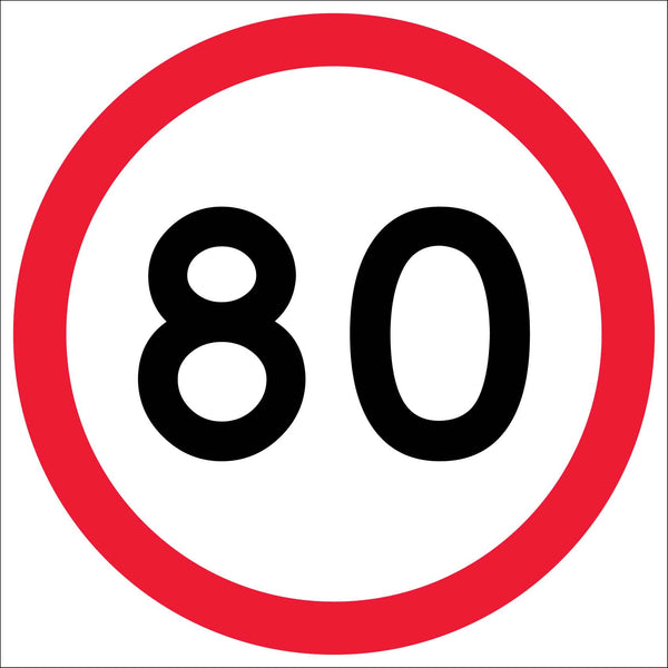 80km Multi Message Traffic Sign – New Signs