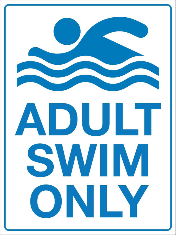 Adult Swim Only Sign – New Signs
