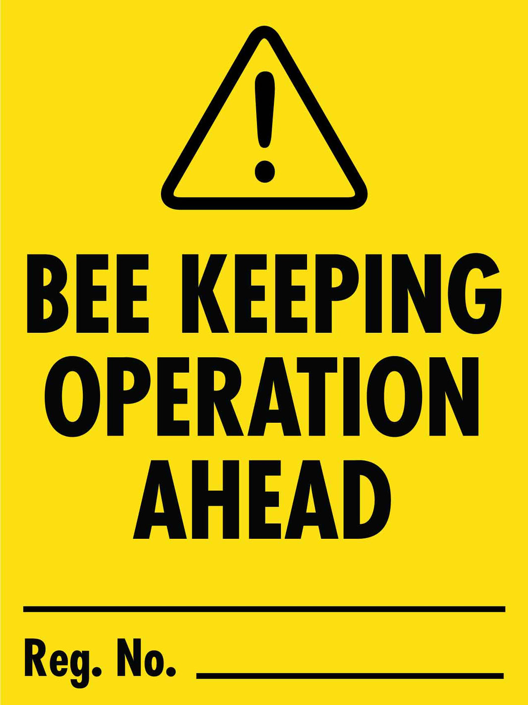Beekeeping Signage | Bee Warning Signs | Honeybee Signs – New Signs