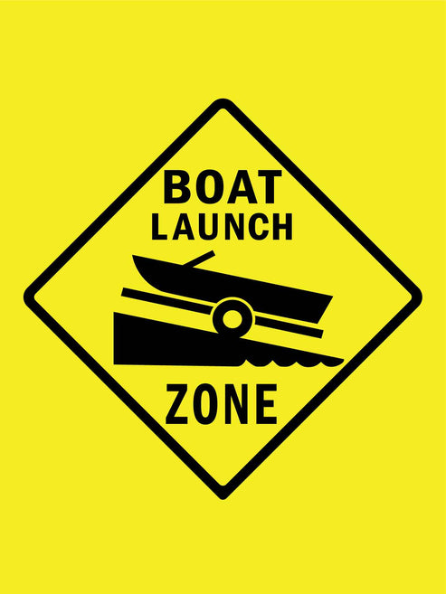 Boat Launch Zone Sign – New Signs