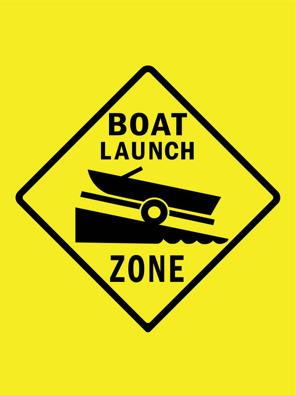 Boat Launch Zone Sign – New Signs