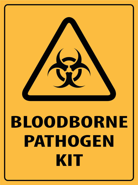 Caution Bloodborne Pathogen Kit Sign – New Signs