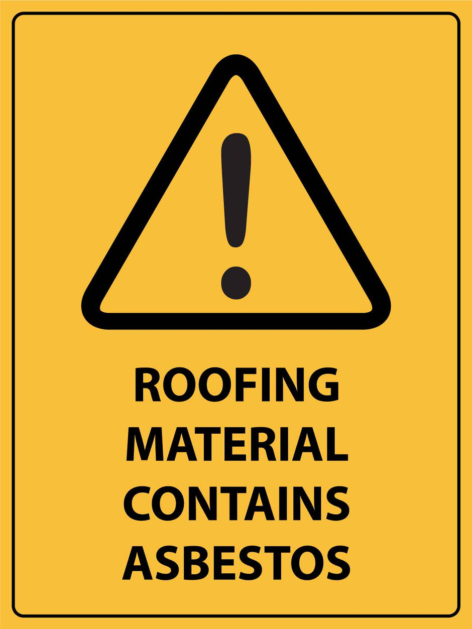 Asbestos Stickers, Warning Labels & Hazard Signs - New Signs